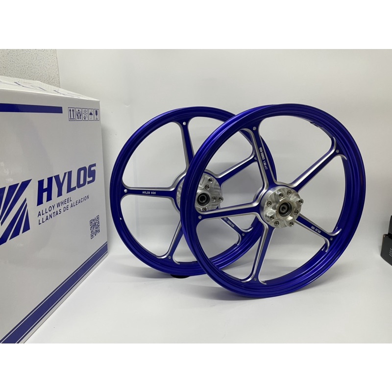 Y15ZR/Y16ZR SP505 HYLOS O/P HUB CNC PORTING SPORT RIM BLUE KILAT ...