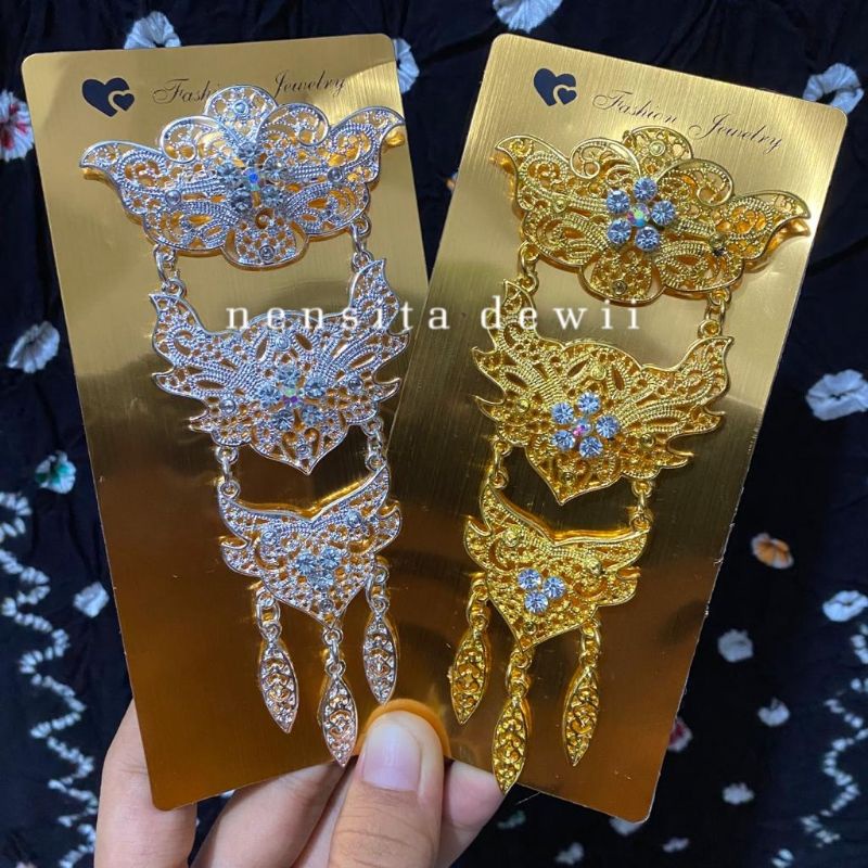 Beautiful Kebaya Brooch - Stack 3 / Small Size | Shopee Malaysia