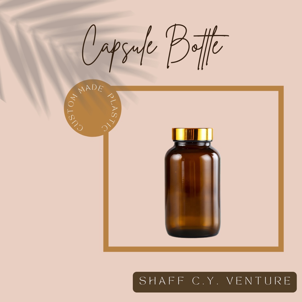 Custom Made Capsule Bottle | Pill Bottle | Supplement Bottle | Jamu ...