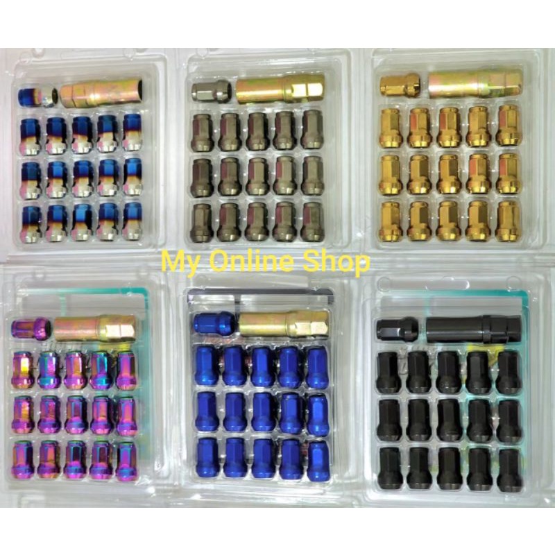 ( CHEAP!)Heavy Duty Heptagon Sport Rim Wheel Lock Nut Special Lock Nut ...