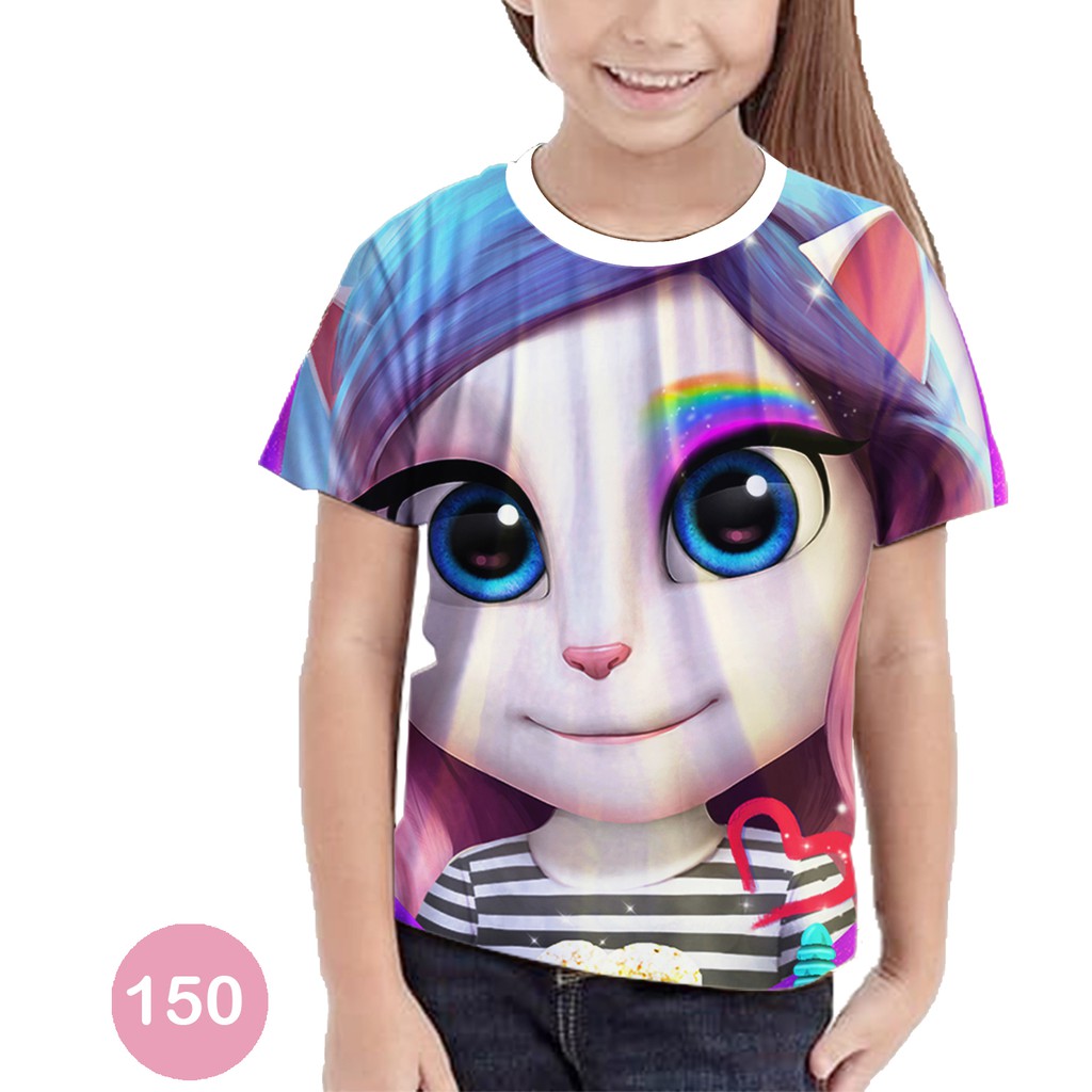 My Talking Angela T-Shirt 3D Girls Clothes-150 | Shopee Malaysia