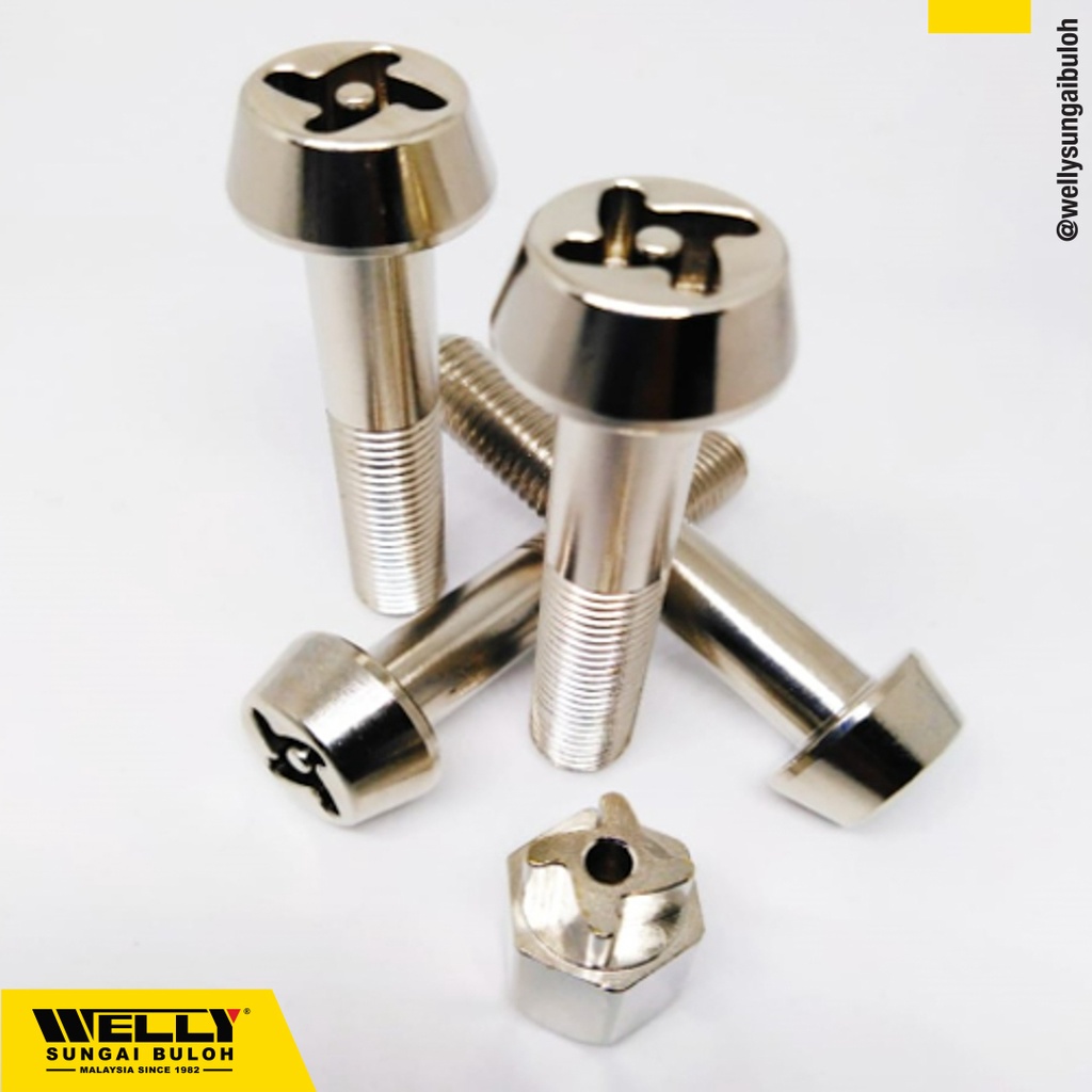 Ducati Caliper Bolt 55mm M10×1.25 (Aftermarket Disc Lock Nut / Custom ...