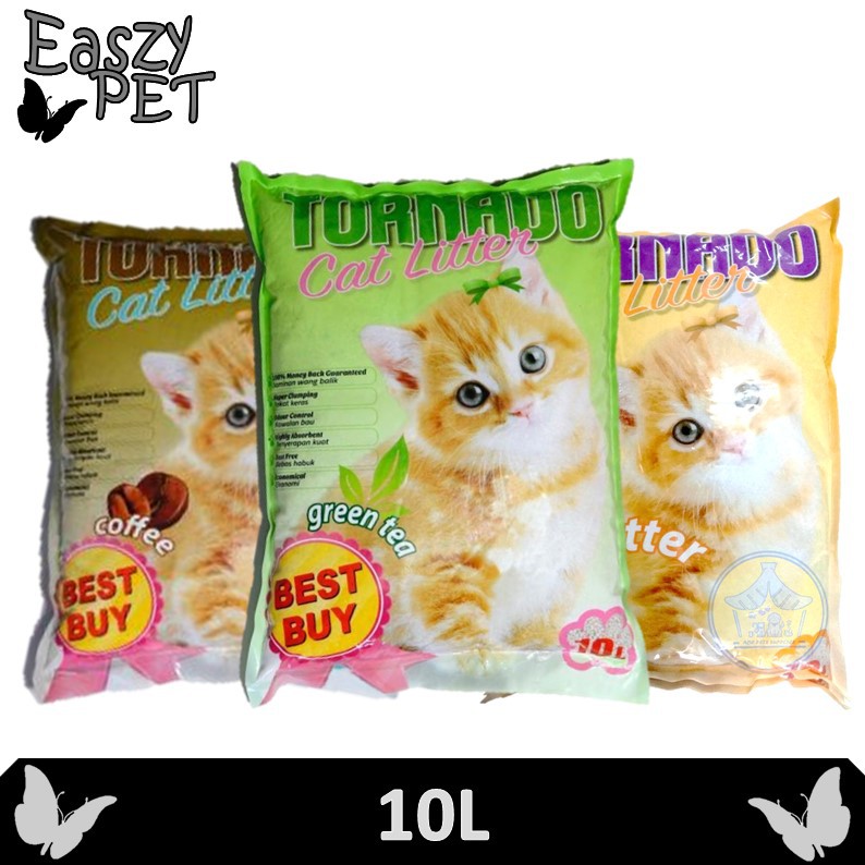 Tornado Cat Litter 10L - Cat Litter / Pet Toilet | Shopee Malaysia