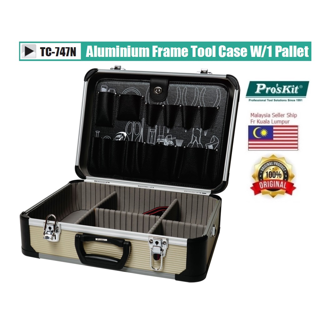 ProsKit TC-747N Aluminum Frame Tool Case with 1 Pallet (NEW & ORI ...
