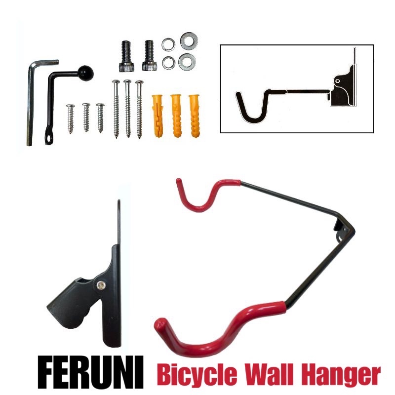 Feruni Bicycle Wall Hanger (READY STOCK !!!) | Shopee Malaysia