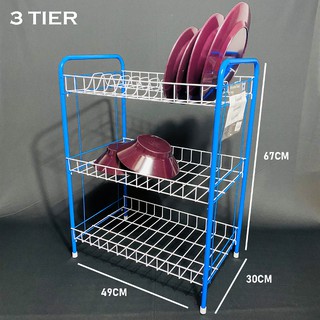 Rak Pinggan Rak Baju Kitchen Rack Saiz Sinki | Shopee Malaysia