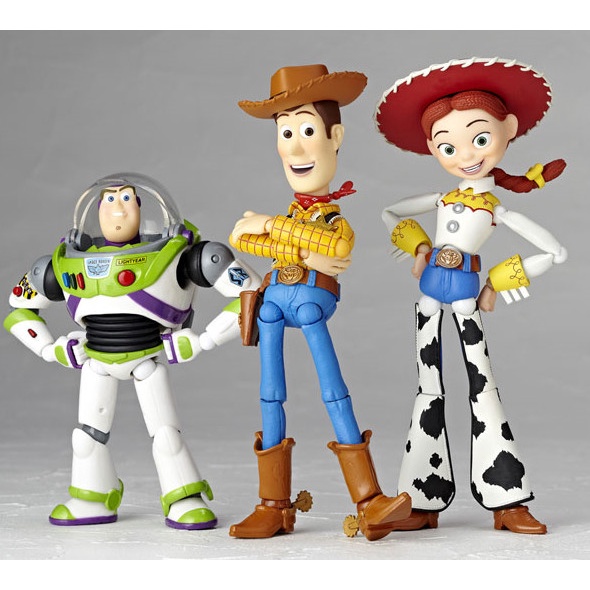 Tokusatsu Revoltech Toy Story Bundle With Buzz Lightyear ( MIB )_Woody ...