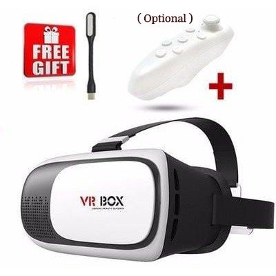 VR BOX Virtual Reality Movies Games 3D With Controller For Smart Phone ...