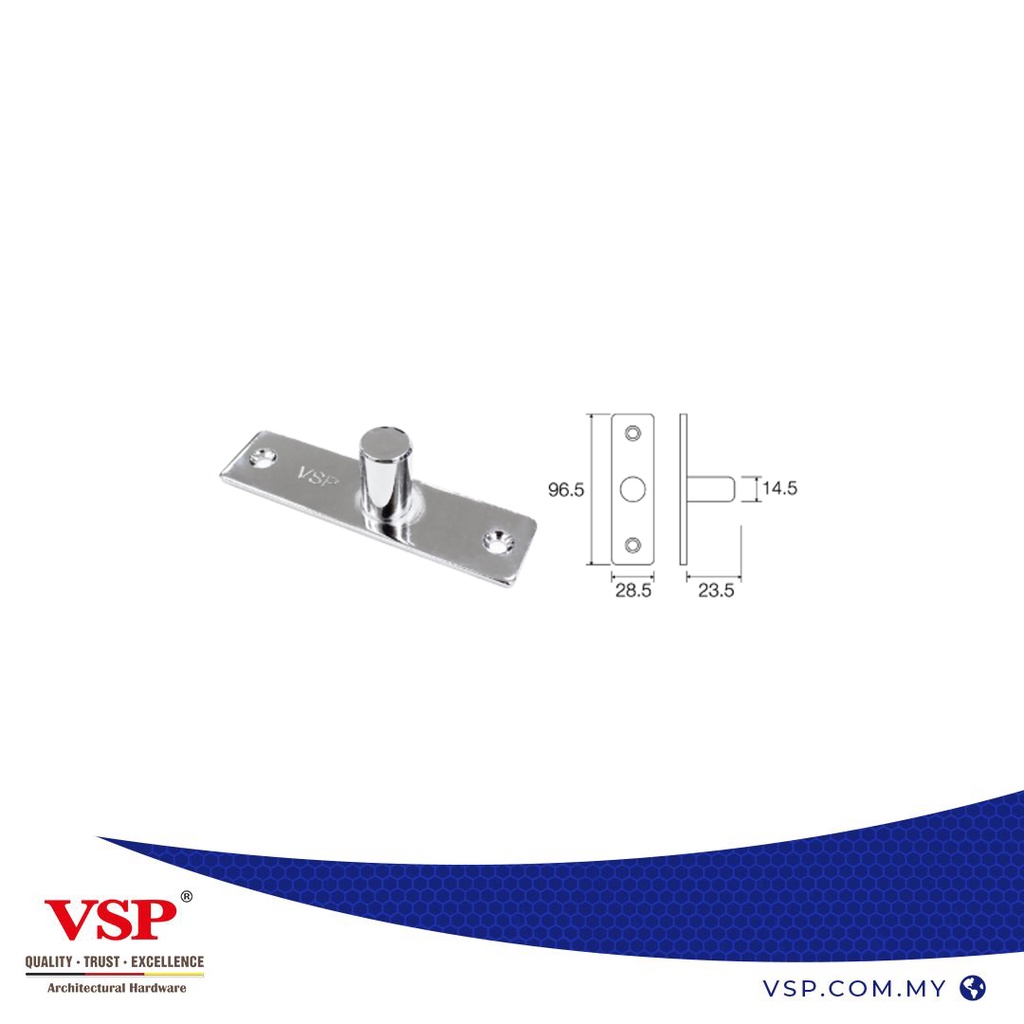 700VS-AT-14 VSP Oval Panel Fitting with Pivot | Shopee Malaysia