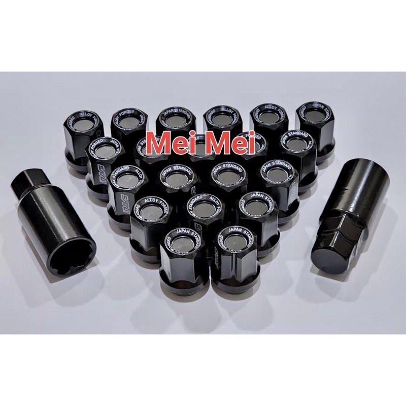 (42mm/32mm) Japan Standard Racing Lock & Nut M12xP1.5 Wheel Nut Sport ...