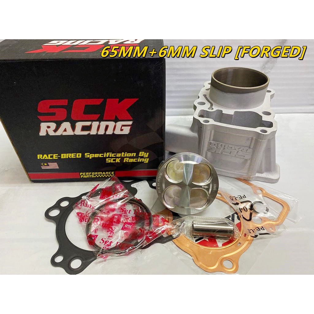 HONDA RS150 / RSX 150 SCK RACING CERAMIC BLOCK [ 57.3MM 63.5MM 65MM 66MM 68MM ] + FORGED PISTON ...