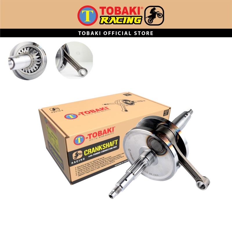 TOBAKI RACING CRANKSHAFT + FORGED CONNECTING ROD LC135 4 SPEED LC4S ...