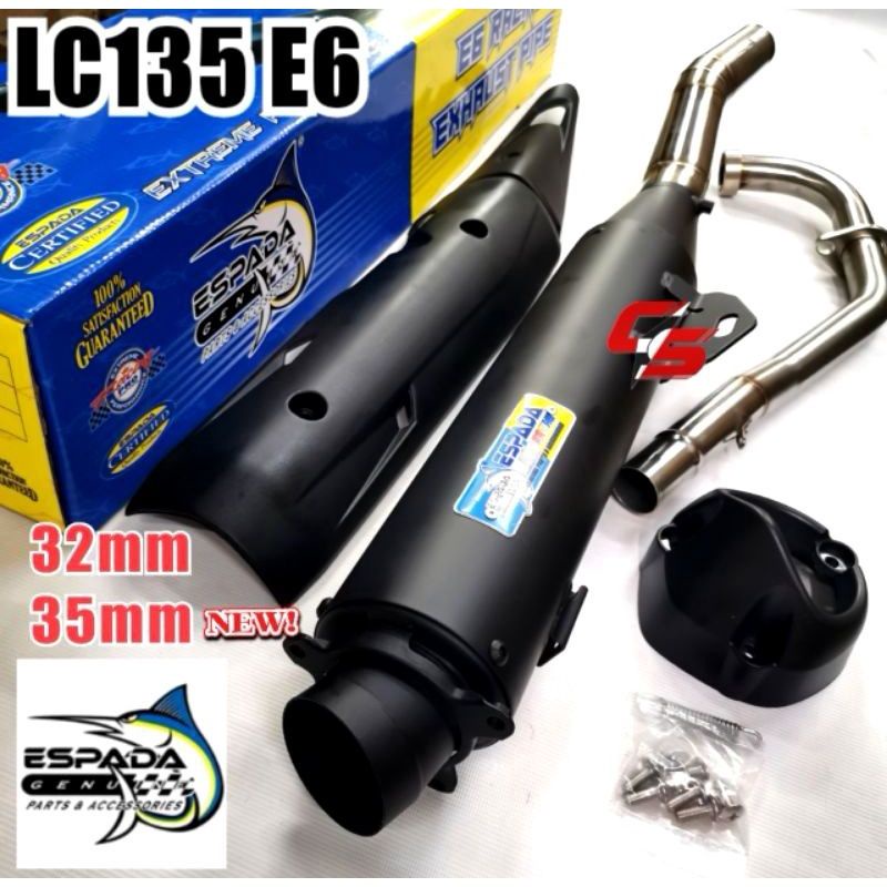 Espada Standard Racing Exhaust E7 E6 BP1 BP2 BACK PRESSURE RS150 RSX VF3I LC135 V8 FI Y15ZR Y15 ...