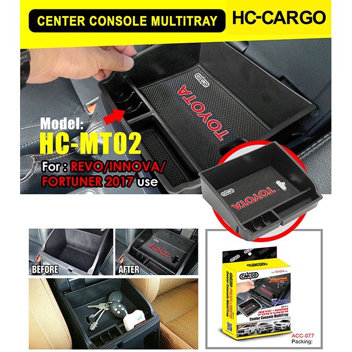 Toyota REVO Fortuner Innova 2017 Armrest Center Console Box Tray ...