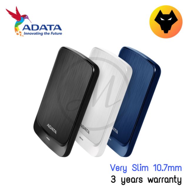 ADATA Portable External HDD USB 3.0 - (1TB/2TB/5TB) HV320 Slim | Shopee ...