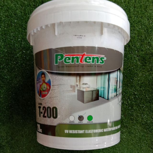 20kg Pentens T - 200 / UV Resistant Elastomeric Waterproofing Coating | Shopee Malaysia
