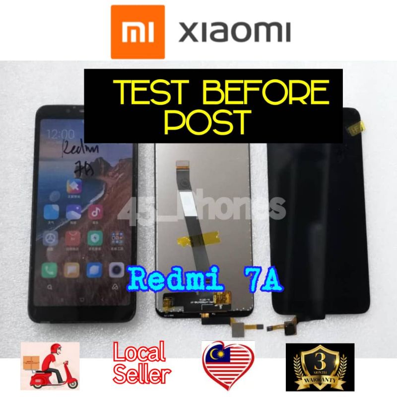 OMP45 (Ready Stock) Redmi 7A Lcd Display Touchscreen Digitizer | Shopee ...