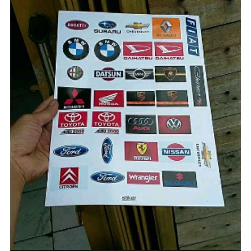 Diorama Car Brand Factory Logo Sticker diorama Accessories diorama ...