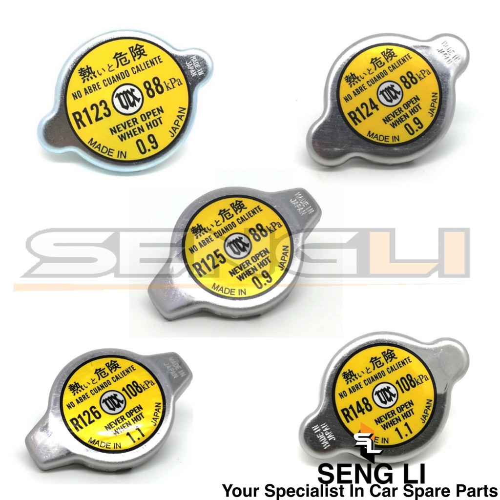 FEW JAPAN RADIATOR CAP R123/R124/R125/R126/R148-HONDA/TOYOTA/PROTON ...