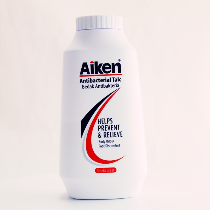 Aiken Antibacterial Talc 150g | Shopee Malaysia
