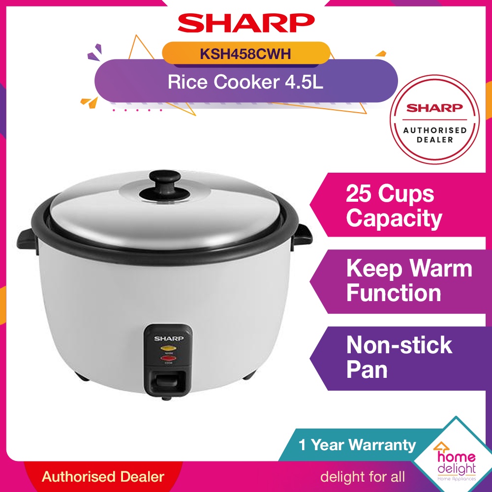 Sharp Periuk Nasi 4.5L 6.6L 8.5L | Sharp Rice Cooker 4.5L 6.6L 8.5L 10L KSH458CWH / KSH668CWH ...