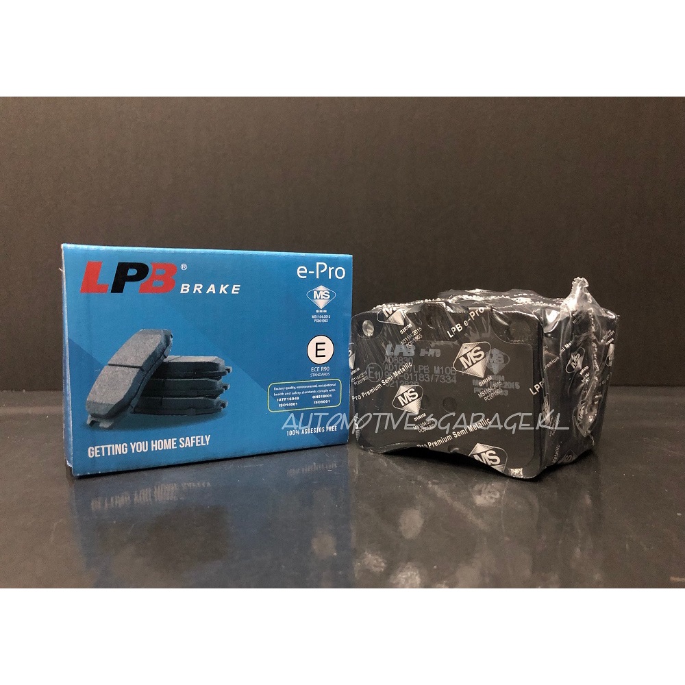 LPB E-PRO BRAKE PADS - FRONT - A06830 - PERODUA KANCIL | Shopee Malaysia