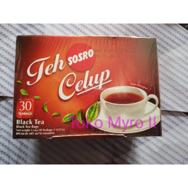 Sosro Tea Bags Contains 30 Teabags | Shopee Malaysia
