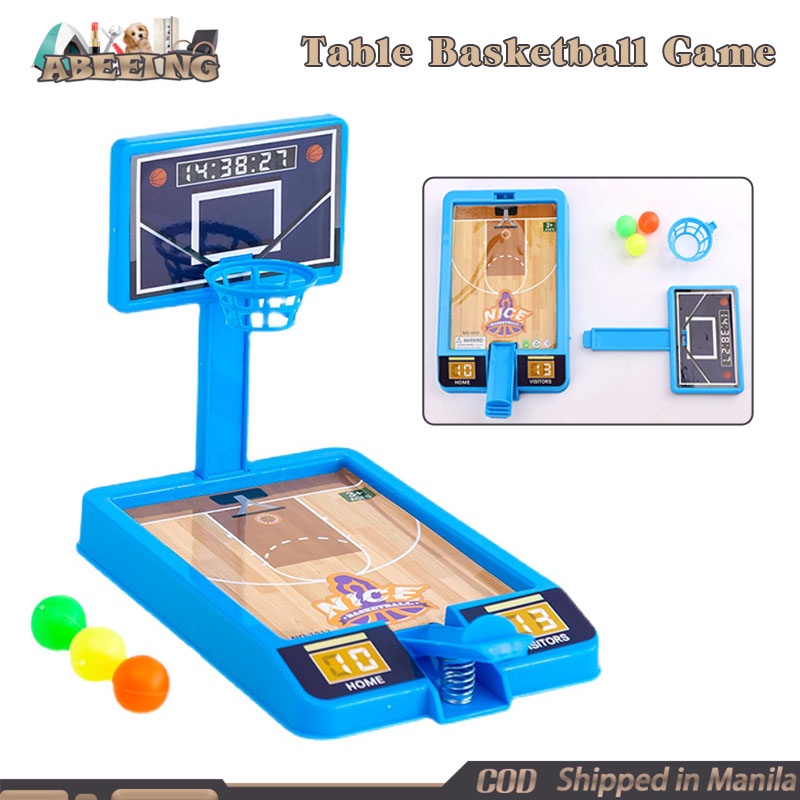 Indoor Desktop Basketball Shooting Machine Game Toy Finger Mini ...