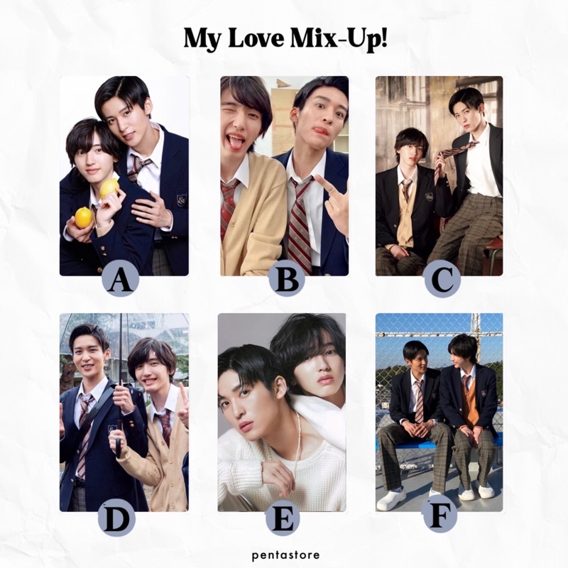 My Love Mix-Up! / Kieta Hatsukoi Photocard Ren Meguro Shunsuke Michieda Naniwa Danshi Snowman ...
