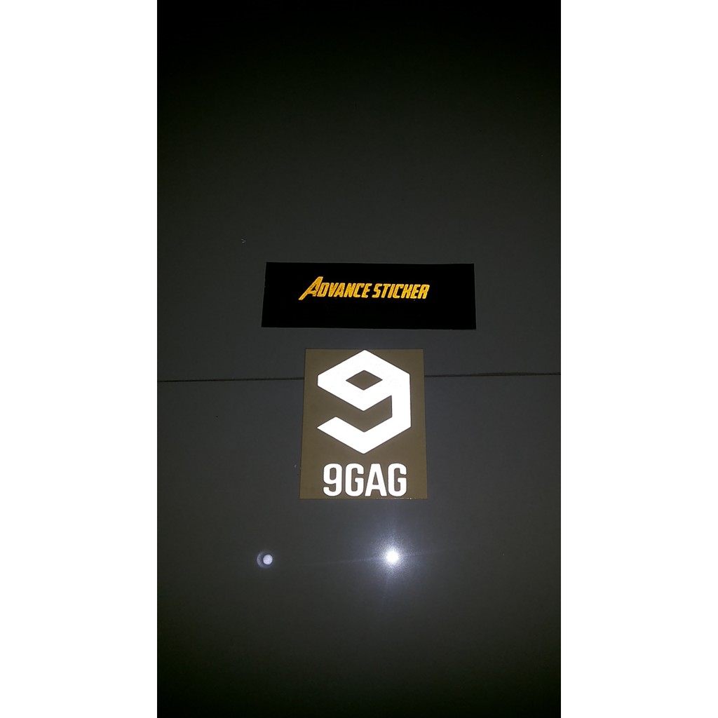 (sticker) 9gag logo car sticker | Shopee Malaysia