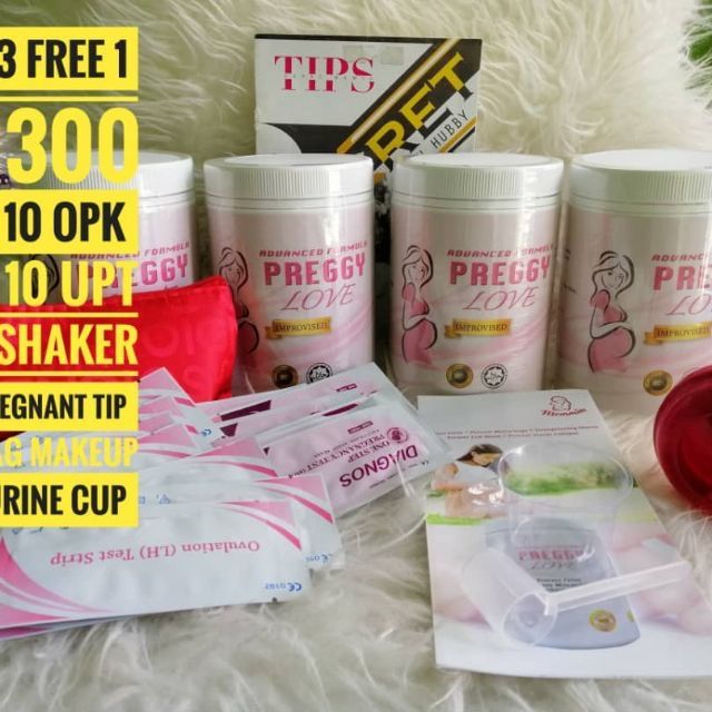 PREGGY LOVE/ W-PRO DAN M-PRO (MENSTRUAL PRO)buy 3 free 1 (one month ...