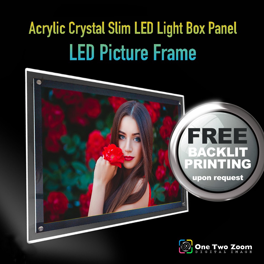 Acrylic Led Photo Frame Light Box | Shelly Lighting