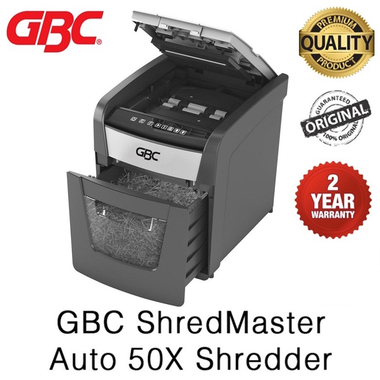 GBC 50X ShredMaster (Cross Cut) Office Paper Shredder - Mesin Perincih ...
