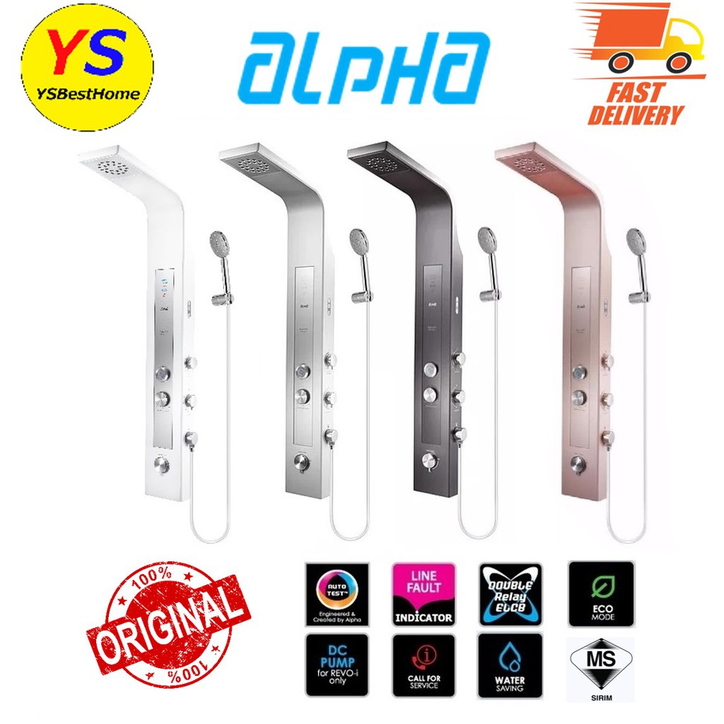 Alpha SMART REVO-i Water Heater Rain Shower (DC PUMP) | Shopee Malaysia