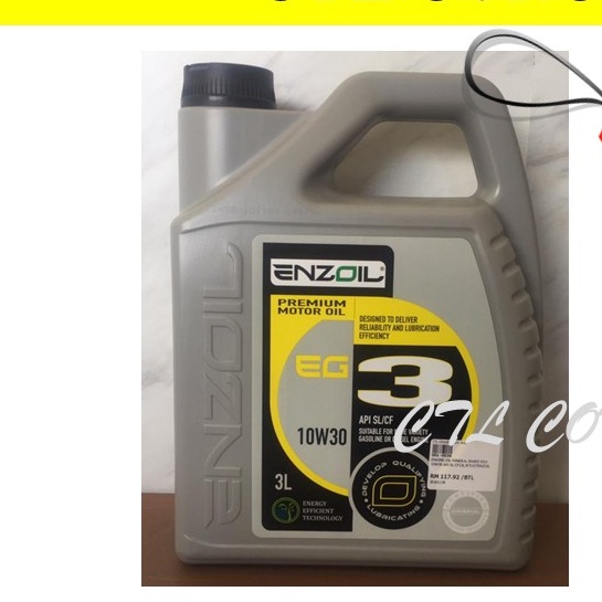 ENZOIL ENGINE OIL 10W-30 3L | Shopee Malaysia