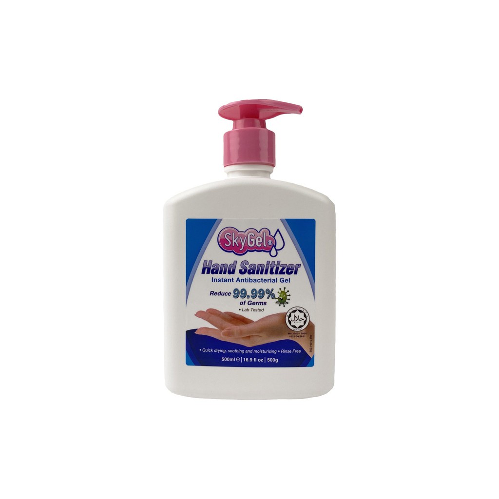 SKYGEL SKY GEL HAND SANITIZER - HALAL Certified (500ML) | Shopee Malaysia