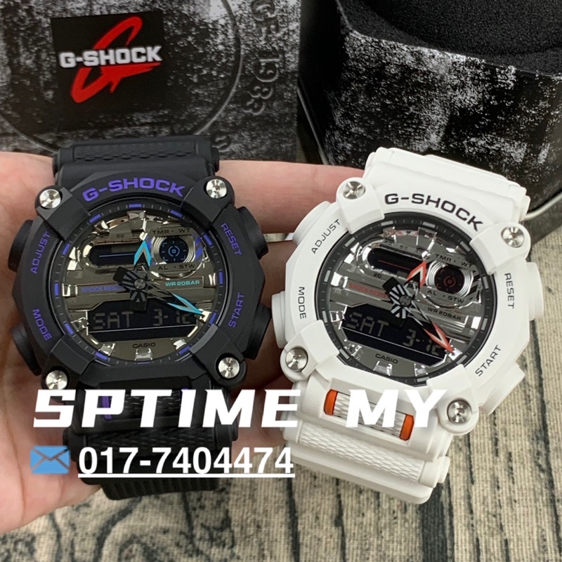 ASIA SET CASIO G-SHOCK GA-900AS-1A / GA-900AS-7A / GA-900AS-1 / GA-900AS-7 / GA-900AS / GA-900 ...