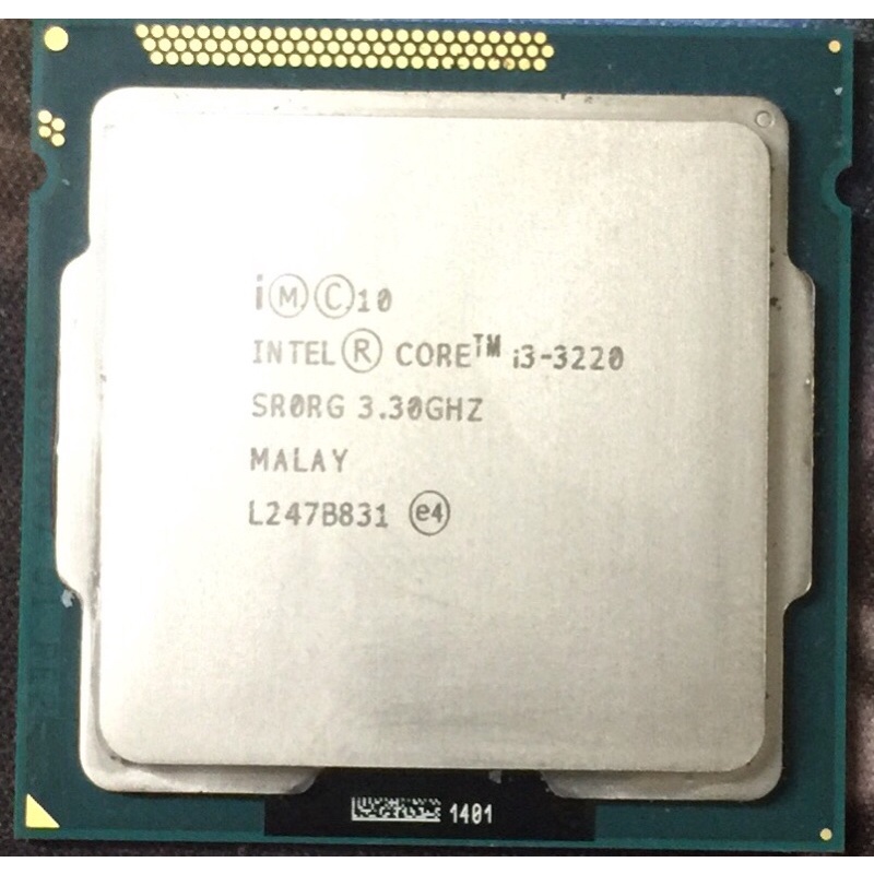 Intel Core i3 3220 LGA 1155 pin H61 B75 P77 motherboard supported cpu ...