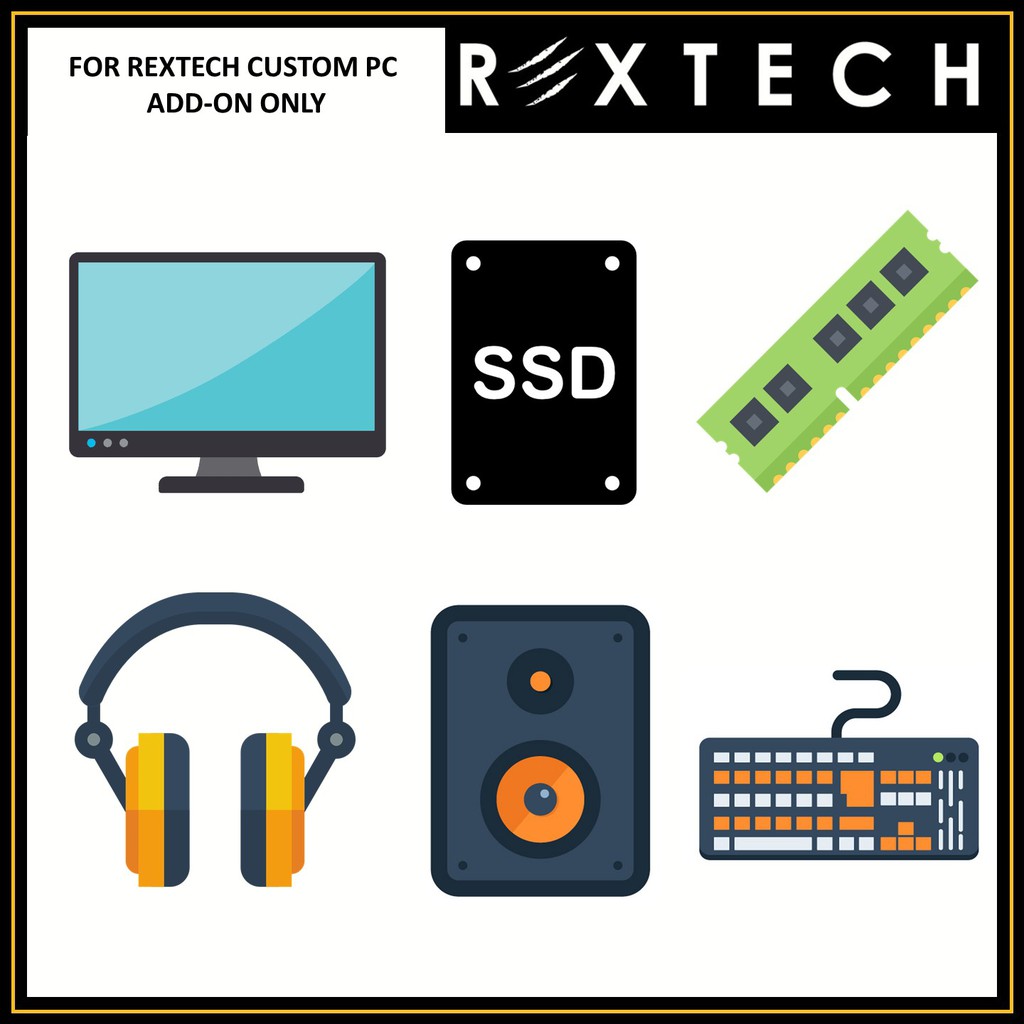 PC Add-on page ( This is for Add-on after choosing custom PC ) | Shopee ...