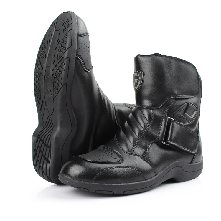 Motorcycle leather boost motor bike adventure shoe medium boots ...