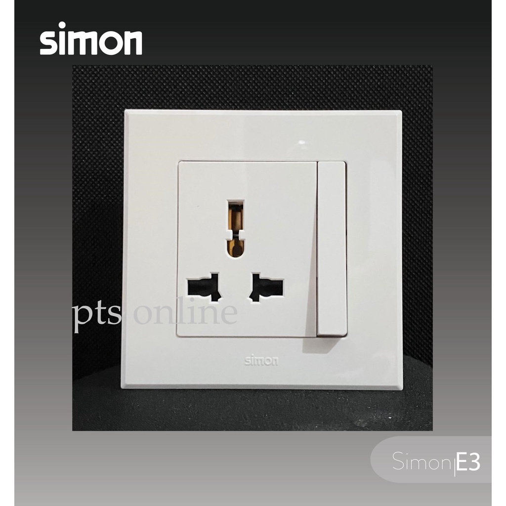 SIMON E3 White - 13A Universal Switch Socket Outlet ( Big Rocket ...