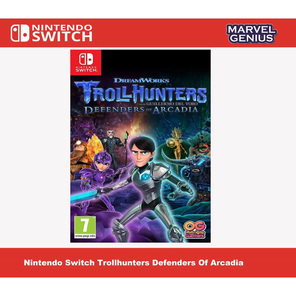 NSW NS Nintendo Switch GAME DREAMWORKS Trollhunters Defenders of ...
