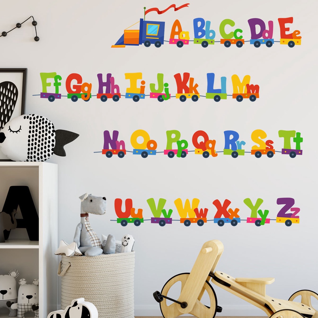 Early Education ABC Letter Sticker Classroom Decoration Student Desk ...