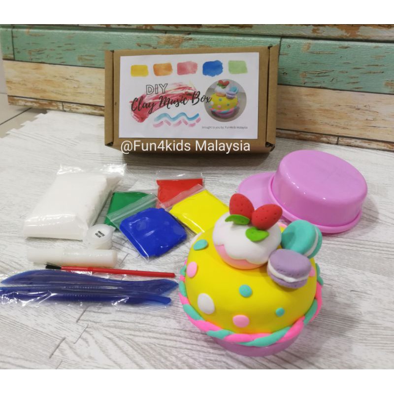 DIY Art & Crafts Clay Music Box | Shopee Malaysia