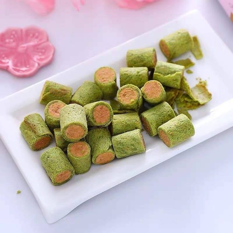 🇯🇵 Japan Glico Cream Collon Adult Sakura Matcha Flavor 48g 日本 格力高 蛋卷 ...