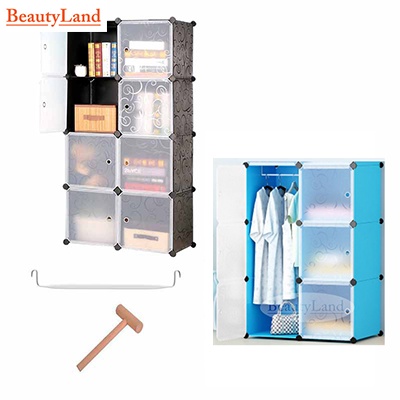 Ready Stock~BeautyLand Cabinet 6 / 8 Cube Cubes Almari Black Stripes ...