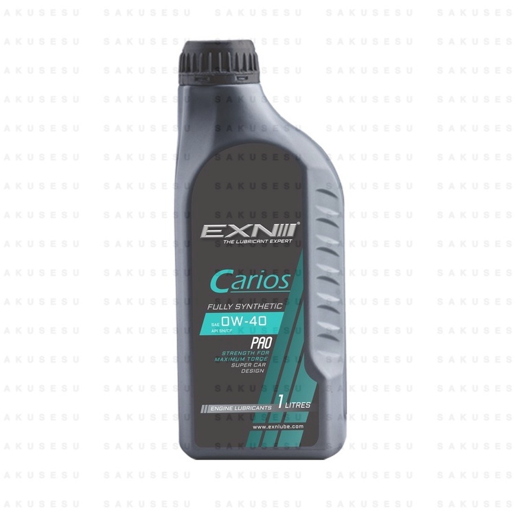 EXN Carios SAE 0W40 – PAO & Turbotech Plus Fully Synthetic Engine Oil ...