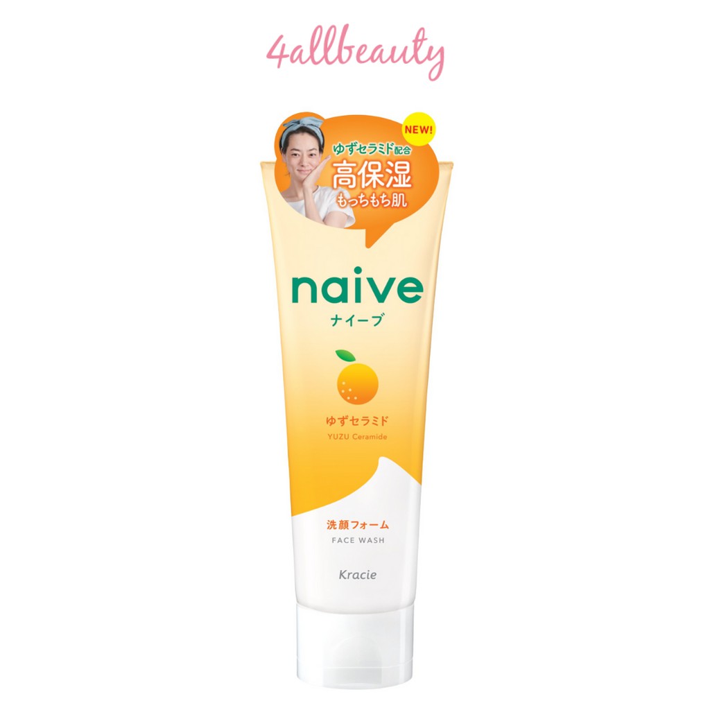 Kracie Naive Face Wash - Yuzu Ceramide (130g) 74579 | Shopee Malaysia
