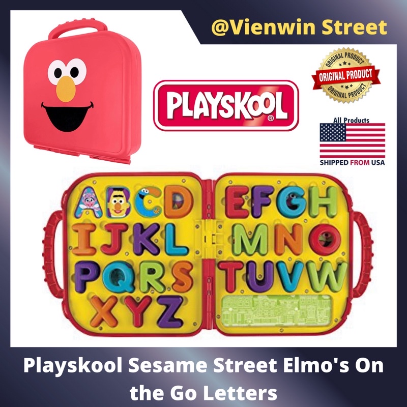 🔥Ready🔥Playskool Sesame Street Elmo's On the Go Letters |Learn Alphabet ...