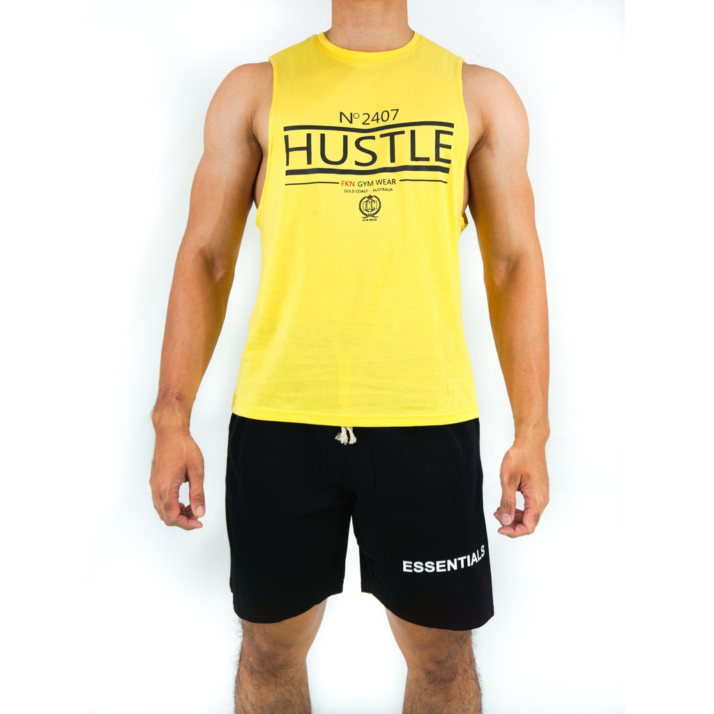 [Ready Stock] Gym Wear Sleeveless Fitness Apparel Gym Shark Alphalete ...